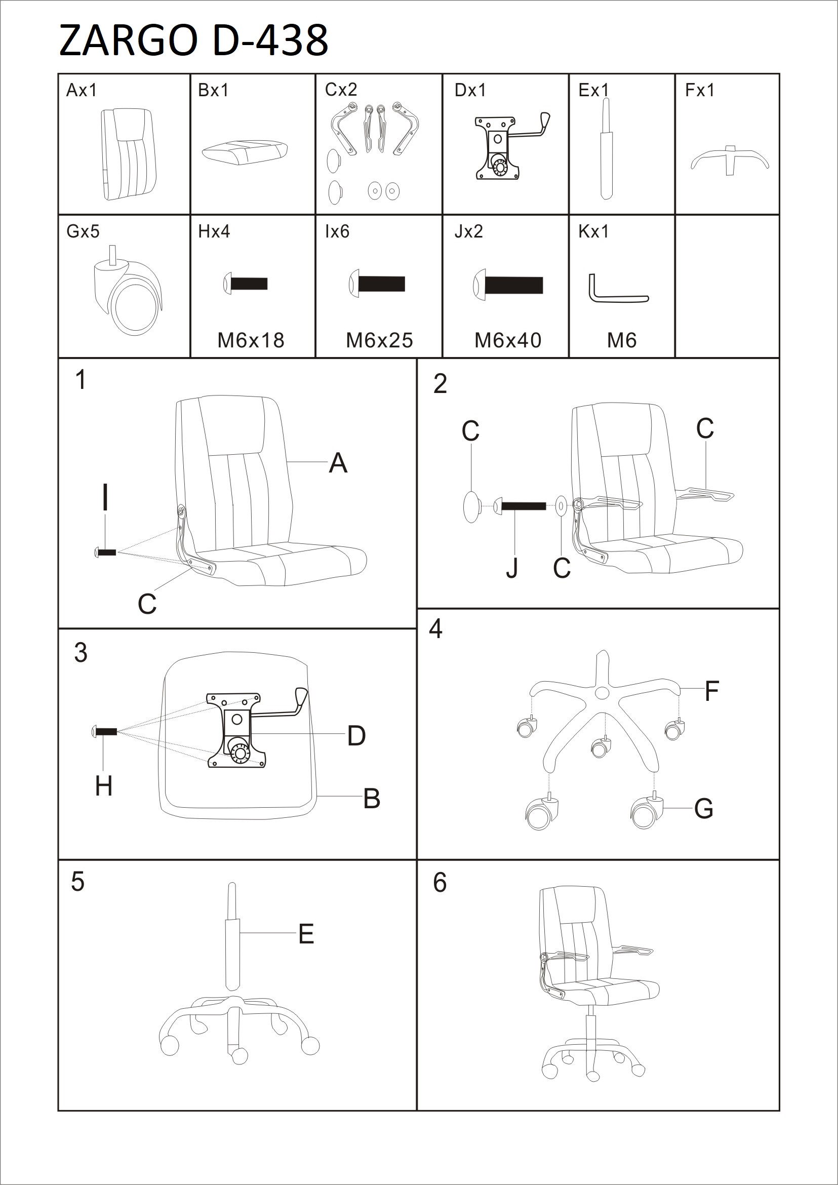 Kancelárske kreslo Zargo za 90 € | nabbi