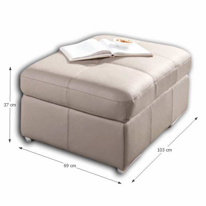 Kožená taburetka Varavo za 278 € | nabbi