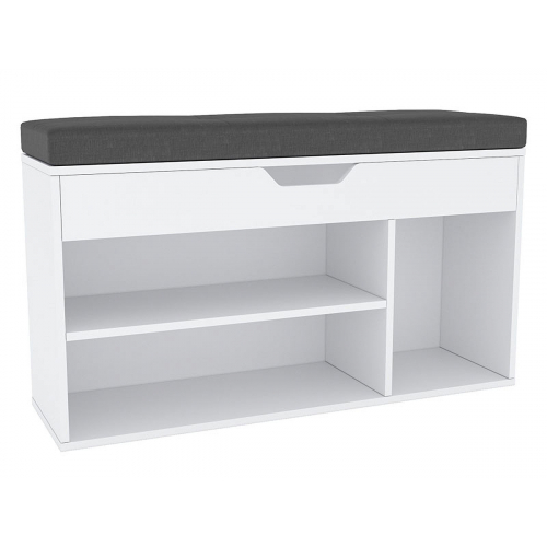 Botník s lavicou Fuddy biela za 119€ | nabbi