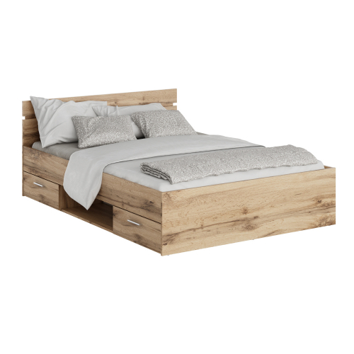 Posteľový rám s úložným priestorom Michigan New 140 dub wotan za 159 ...